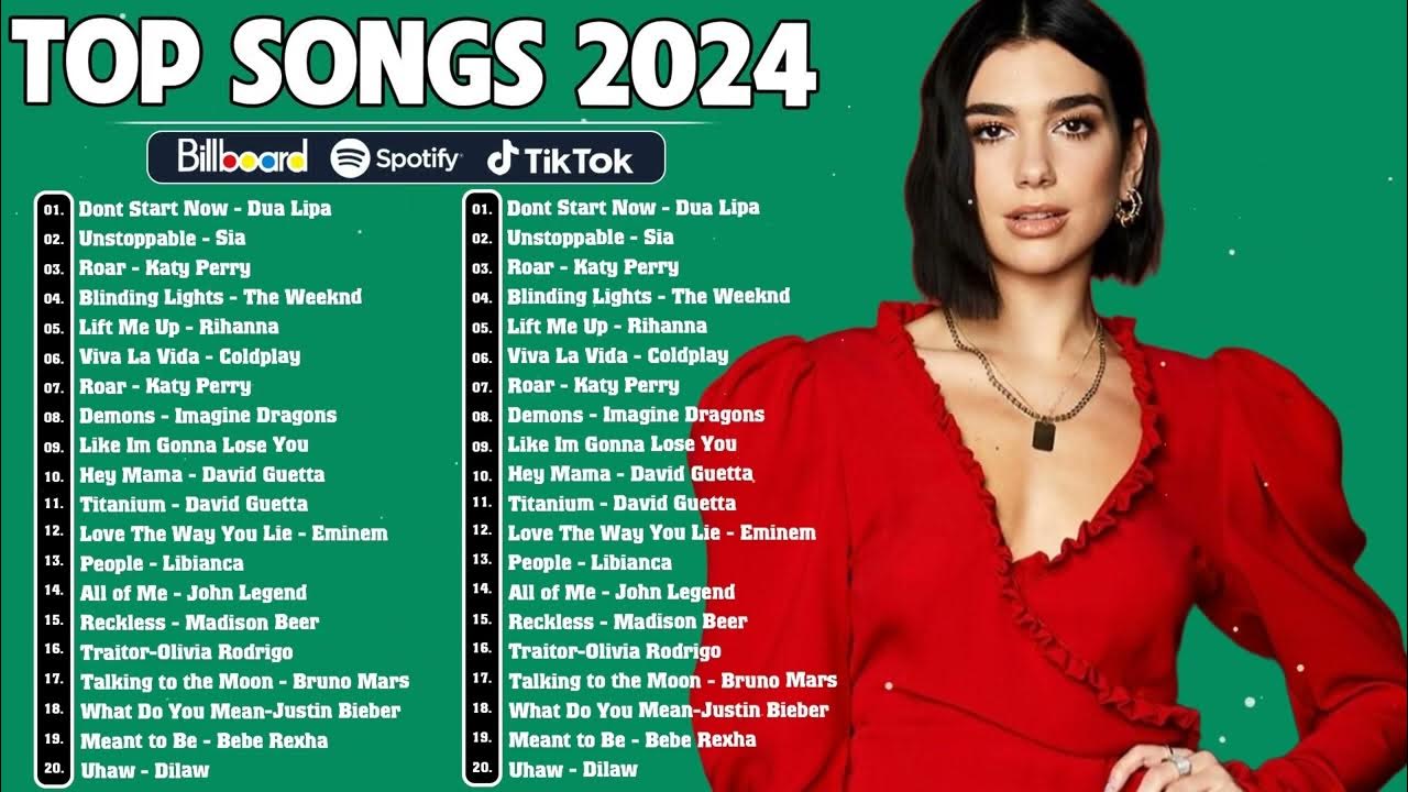 Billboard English Pop Music Playlist 2024 - Best Hits Spotify 2024 - Clean Pop Playlist 2024 ...