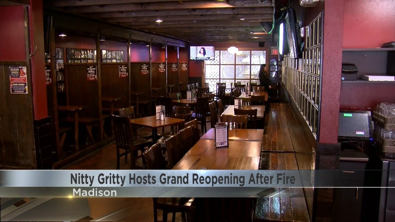 Madison Nitty Gritty reopens after November fire - YouTube