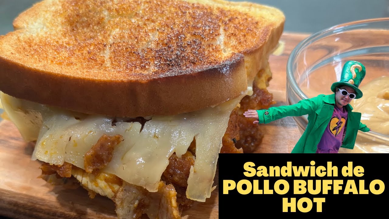 Sandwich de POLLO BUFFALO HOT Ft. Weedy Wonk - YouTube