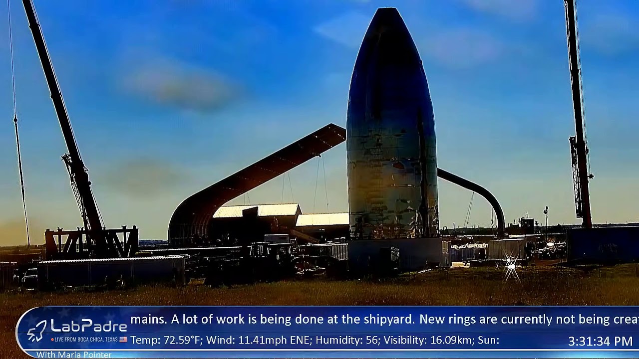 SpaceX Starship assembly 24h timelapse 2019-12-24 - YouTube