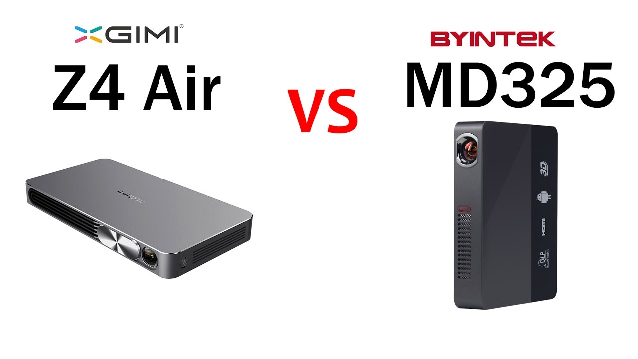 Z4 Air VS BYINTEK MD325 - YouTube