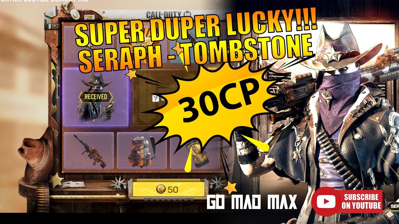 LUCKY DRAW SERAPH TOMBSTONE CALL OF DUTY MOBILE FOR 30CP ONLY!!! VERY ...
