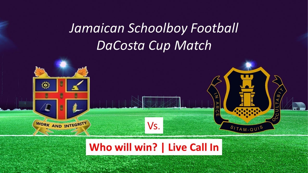 STETHS vs. Munro College | Jamaican Schoolboy Football | ISSA DaCosta ...