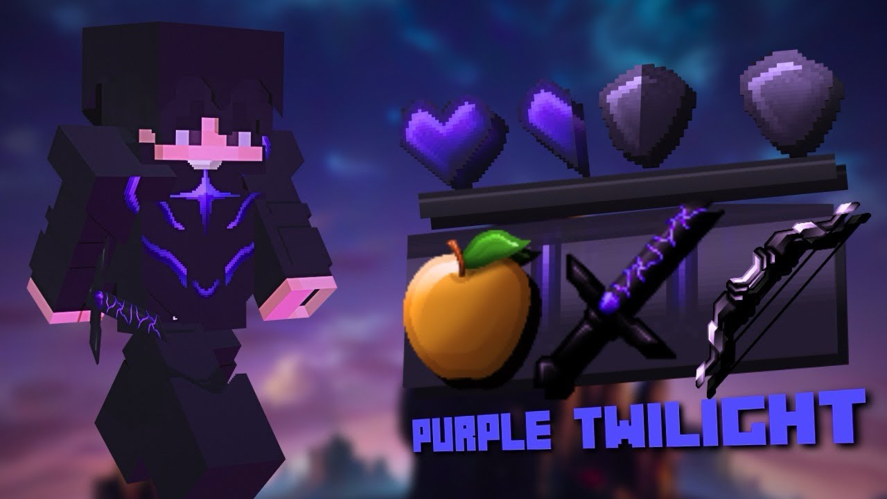 Purple Twilight 128x Pvp Texture pack release | Minecraft Bedrock ...