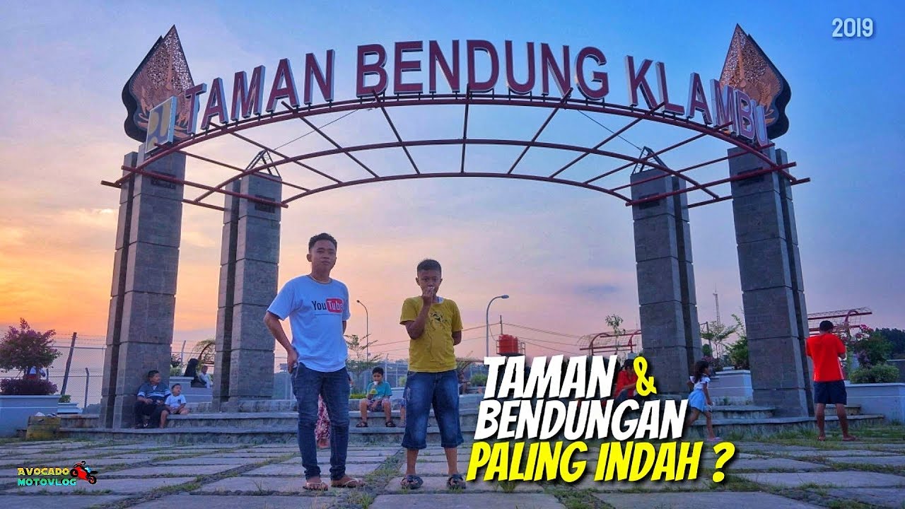 Taman Bendung Klambu Wisata Dengan Sunset Yang Indah Di Sore Hari - YouTube