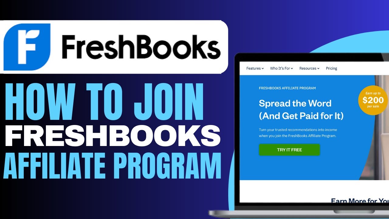 How to Join FreshBooks Affiliate Program (2025) - YouTube
