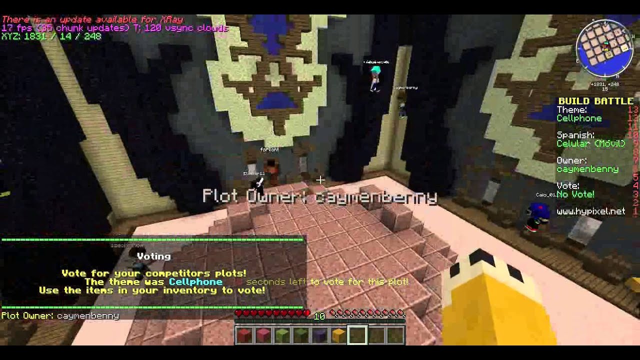 MINECRAFT BUILD BATTLE: TELEFONO CELULAR (SMARTPHONE) - YouTube