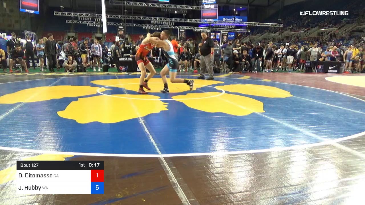 106 Lbs Rnd Of 64 Dominic Ditomasso Georgia Vs Jake Hubby Washington ...