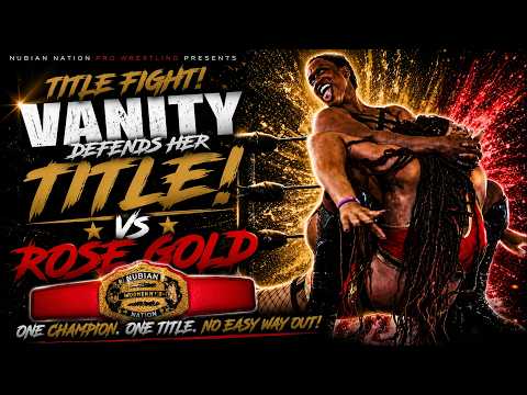 NUBIAN NATION PRO WRESTLING – Juneteenth Rumble – ROSE Gold gegen Vanity 🔥 Women’s Championship K...