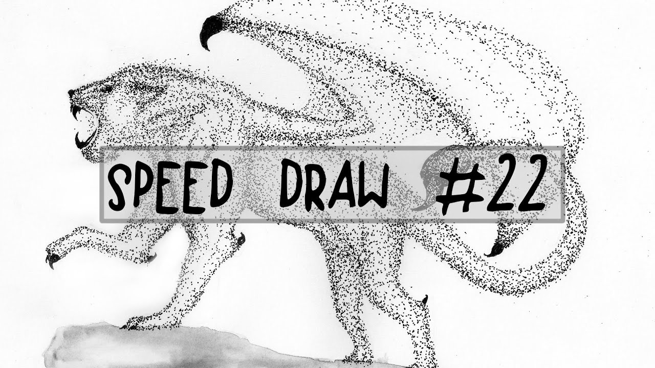Speed Draw #22 | manticore - YouTube