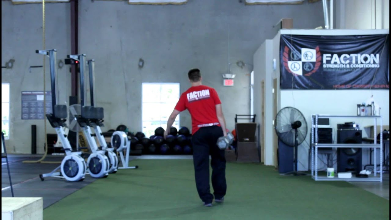 MMA Training Day: MMA Exercises - One Arm Farmers Walks - YouTube