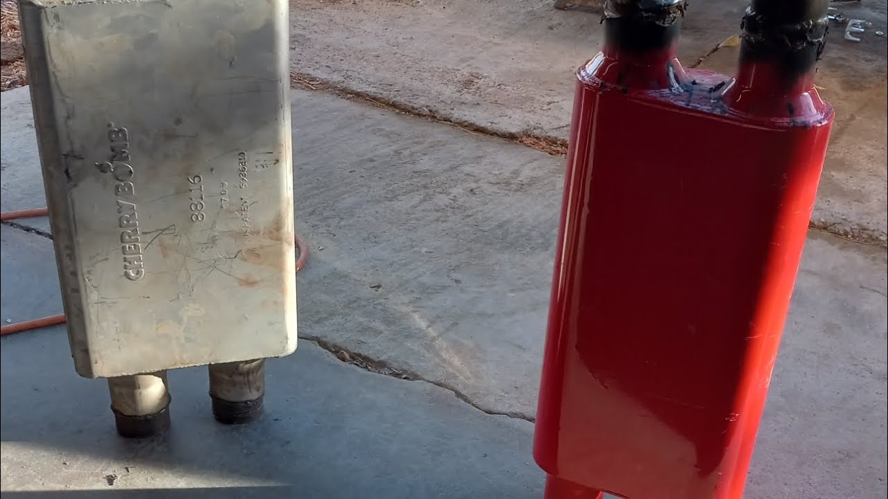 cherry bomb vortex VS 3 chambered muffler - YouTube