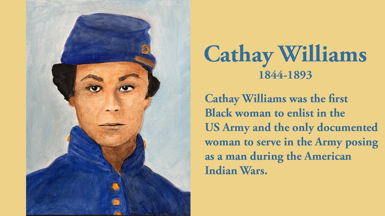 Cathay Williams - first African American female soldier - YouTube
