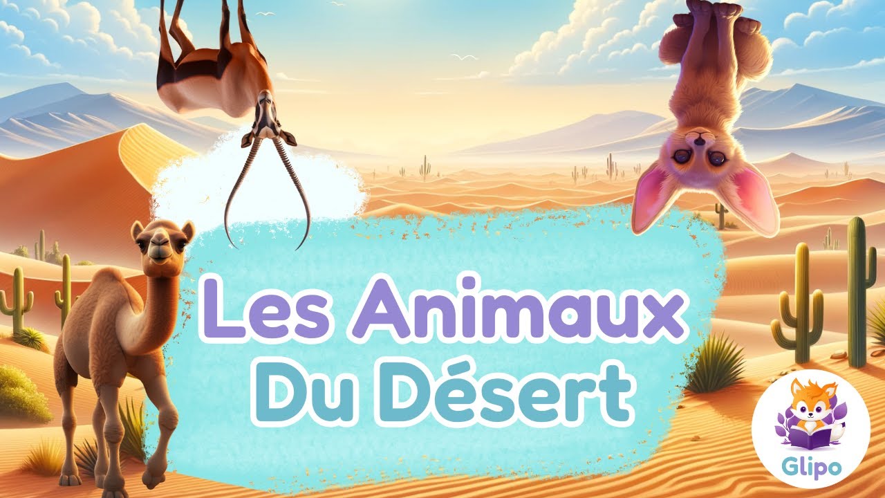 Les Animaux Du Désert - Les Histoires Glipo - YouTube