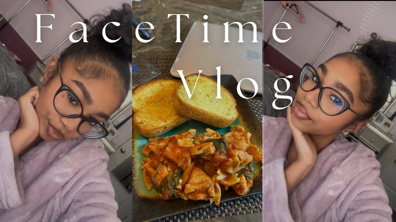 vlogging like we're on facetime, do my makeup with me while we talk ...