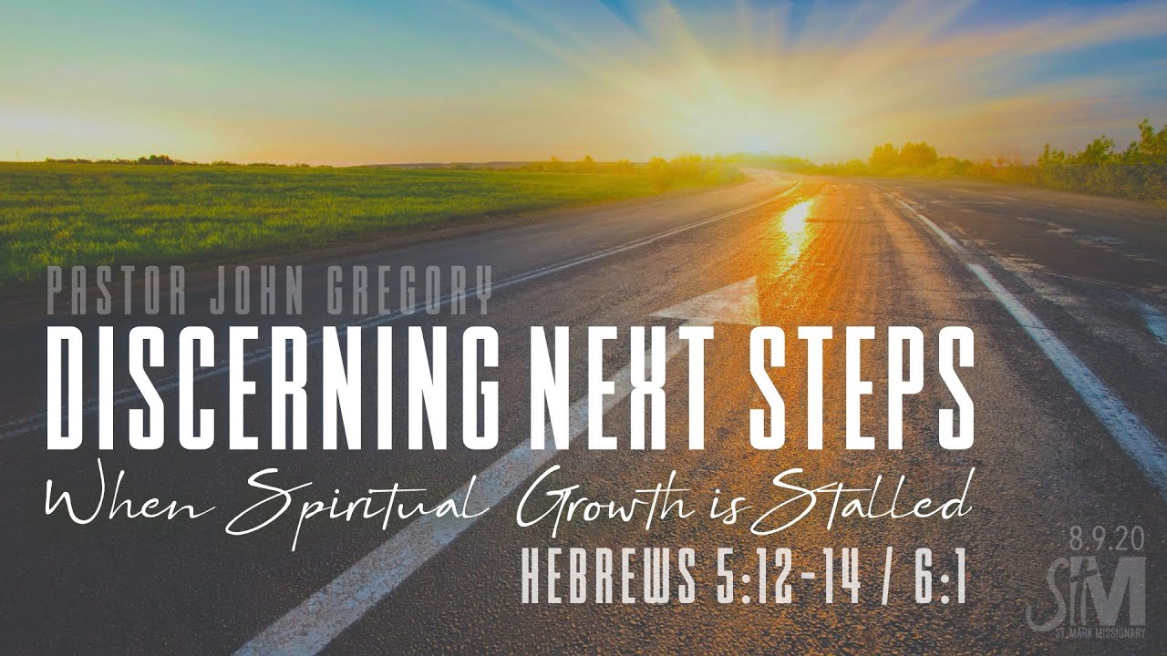 DISCERNING NEXT STEPS/When Spiritual Growth is Stalled 8.9.20 - YouTube