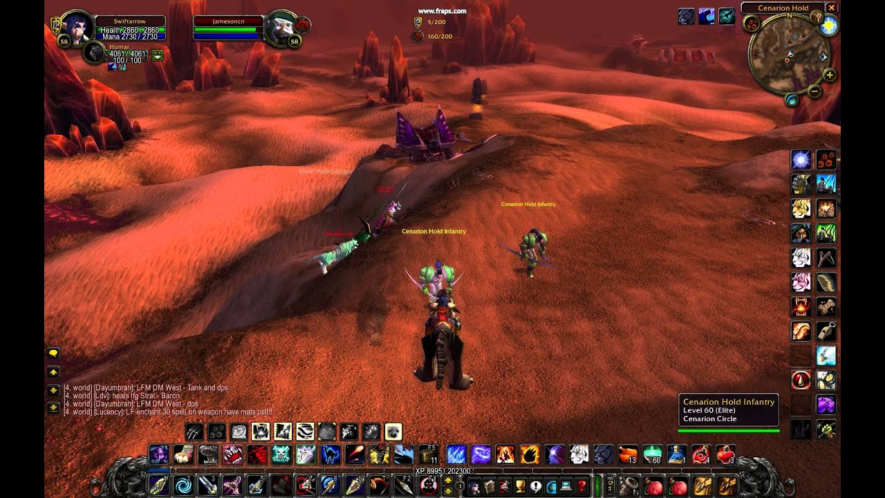 Bug abusing silithus guards - YouTube