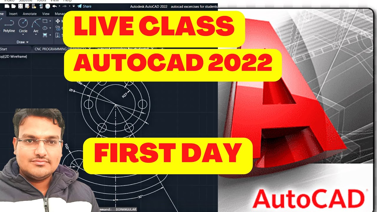 live autocad 2022 free class 1- autocad #autocad sigma youth engineers ...