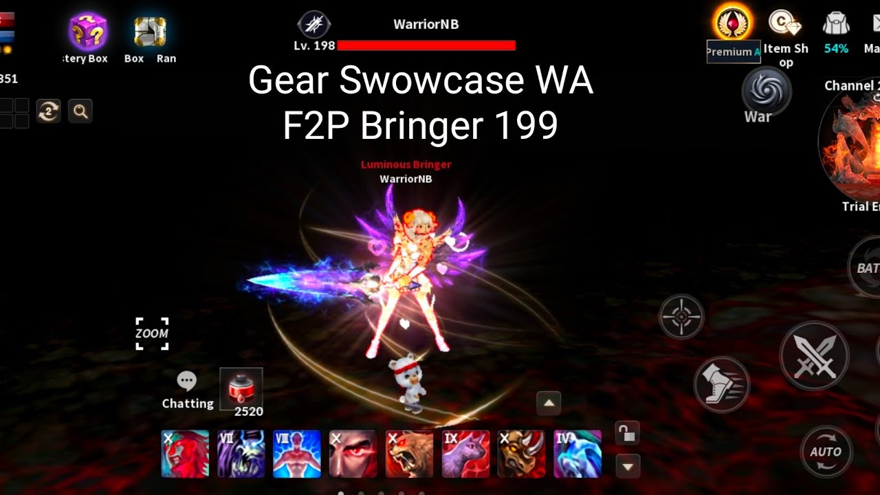 Cabal Mobile WarriorNB Gear Swowcase I BaLLaretYoutube I Andromeda ...