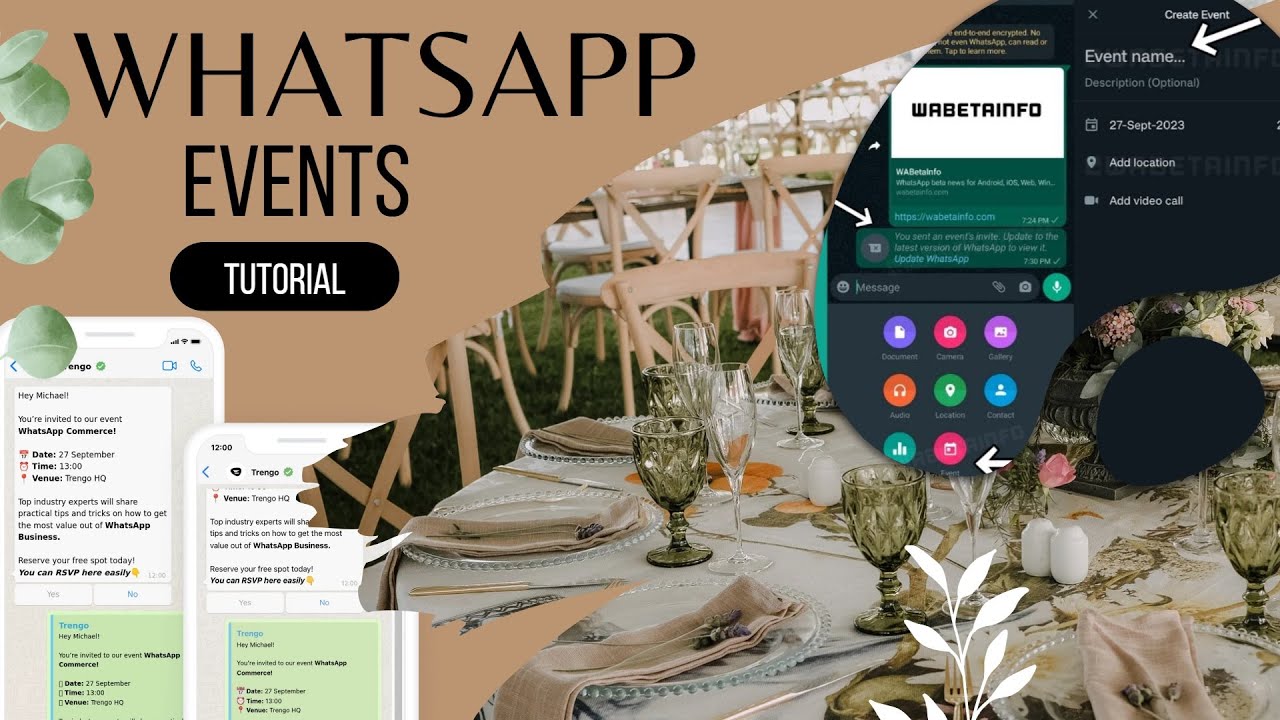 How to Create Events in WhatsApp: A Step-by-Step Guide for Easy Planning - YouTube