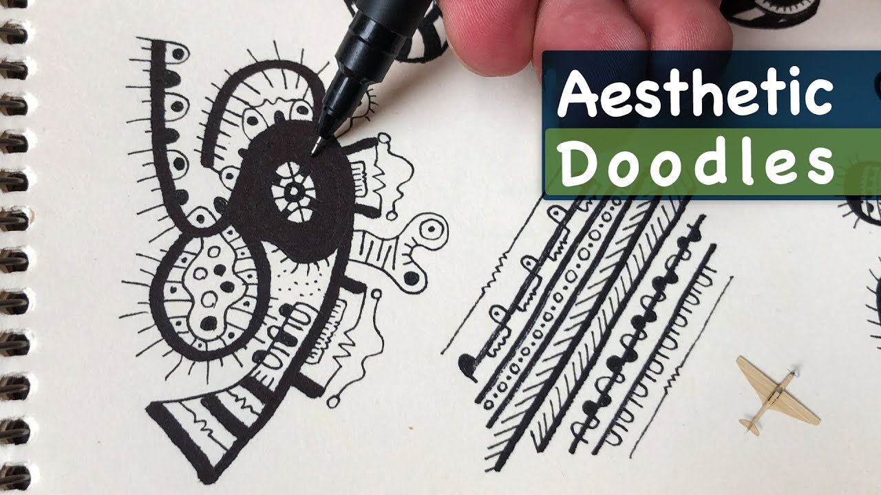 Aesthetic Doodles To Calm Your Anxiety - YouTube