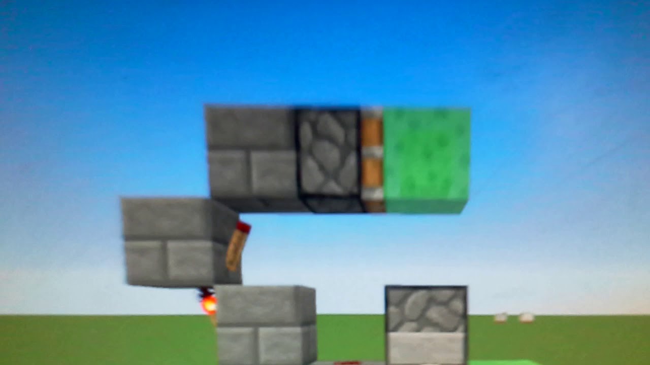 Minecraft how to make a simple slime tnt cannon 1.8 l FIRST VIDEO - YouTube