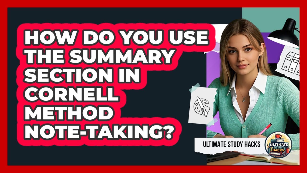 How Do You Use The Summary Section In Cornell Method Note-taking ...