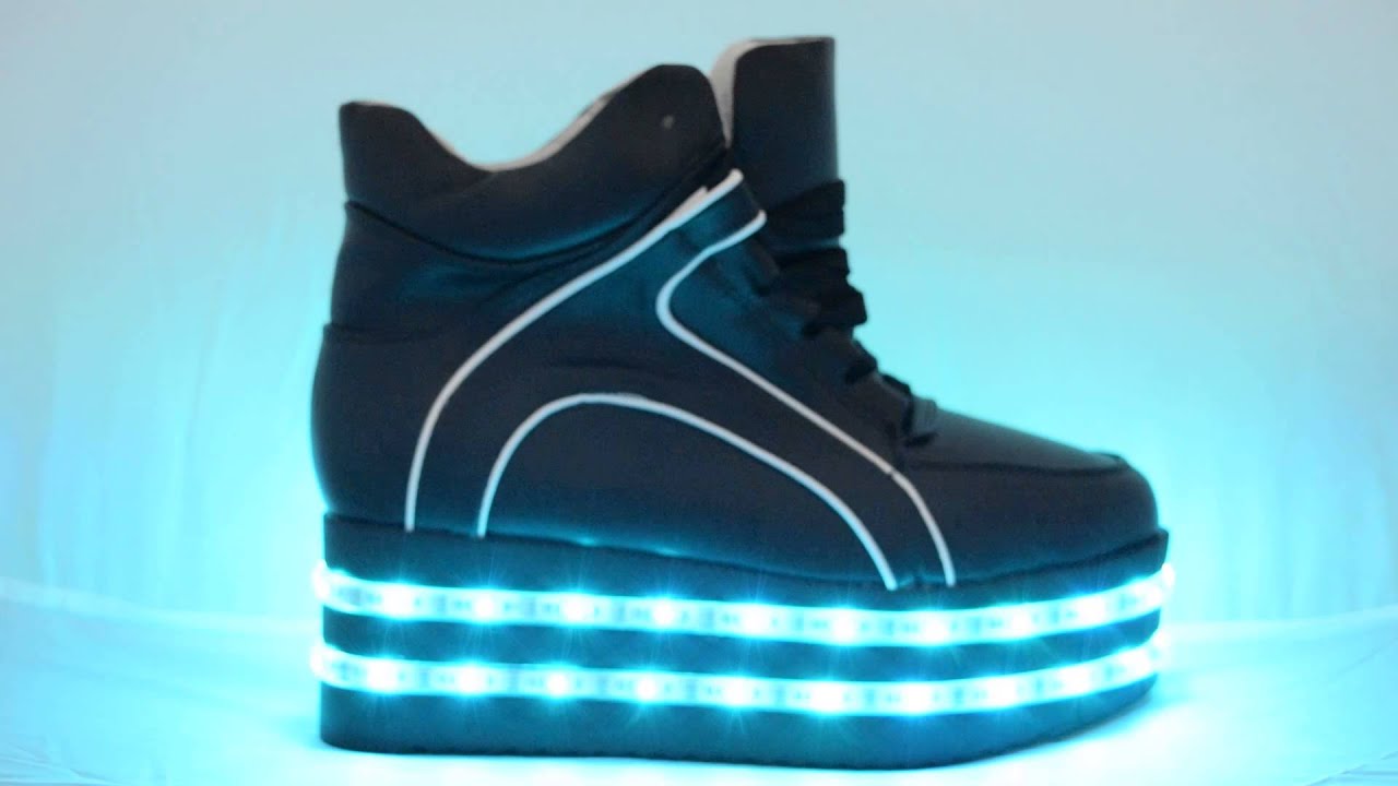 NEW Led Platform Shoes - YouTube
