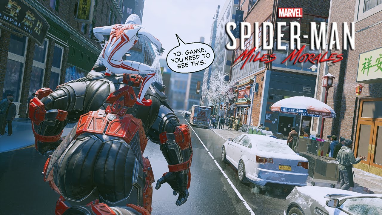 Spider-Man Miles Morales, It's Take A Rhino To Work Day - Let's Ride ...