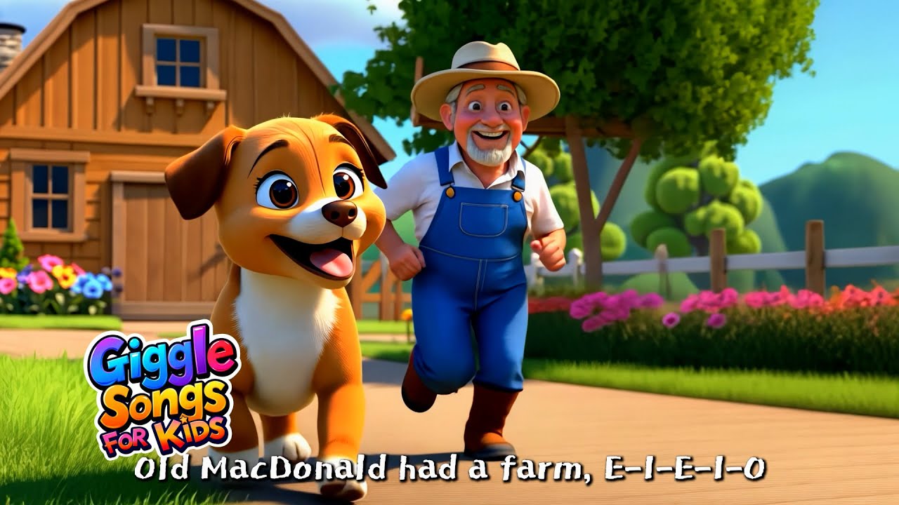 learn Animal Name The old macdonald had a farm Nursery Rhymes & Kids ...