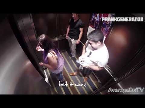 KISSING PRANK IN ELEVATOR!!!!!