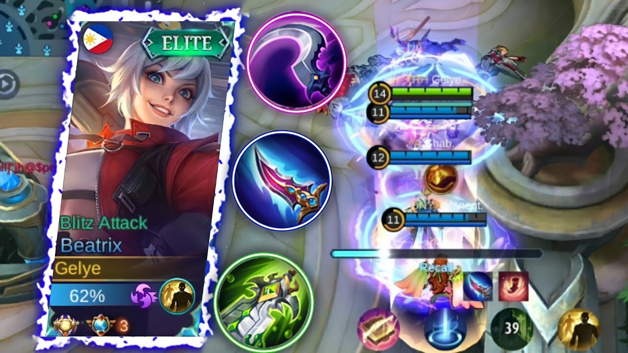 TOP GLOBAL GELYE + BLITZ ATTACK BEATRIX - YouTube