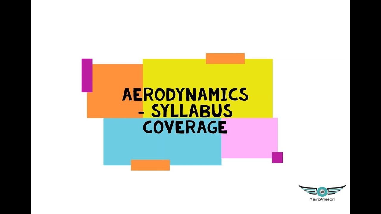 GATE Aerospace Engineering-Aerodynamics|Syllabus Coverage by GATE ...