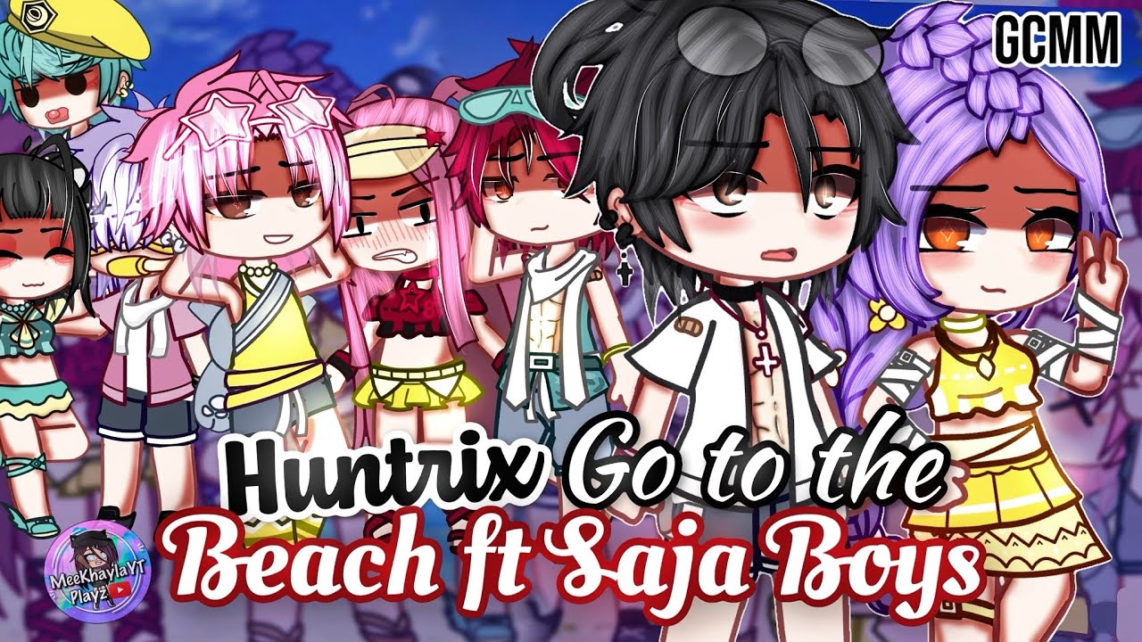 HUNTRIX Go To The Beach ft. SAJA Boys | KPOP Demon Hunters | GLMM ...