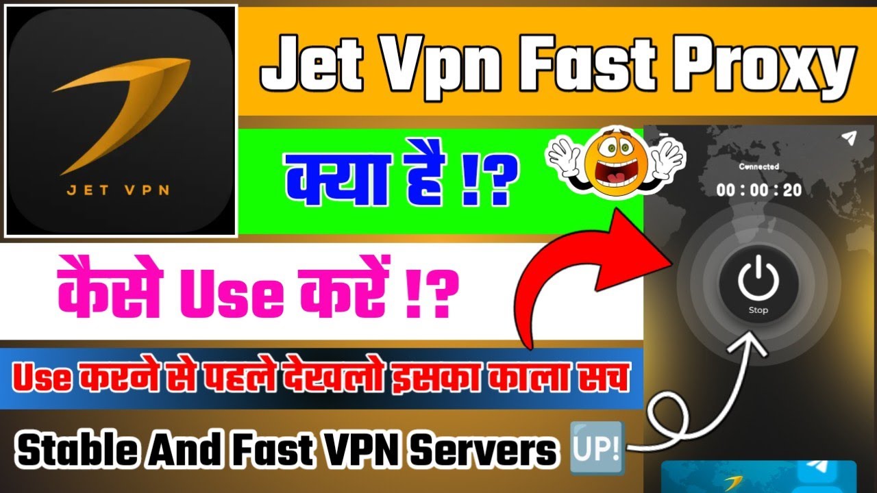 Jet Vpn Fast Proxy || Jet Vpn App Kaise Use Kare || How To Use Jet Vpn ...
