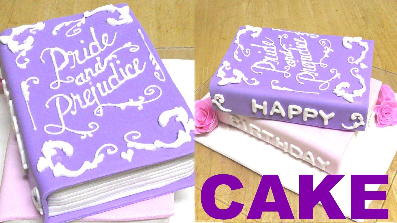 Making a cake that looks like a stack of books! So creative! Pride and ...