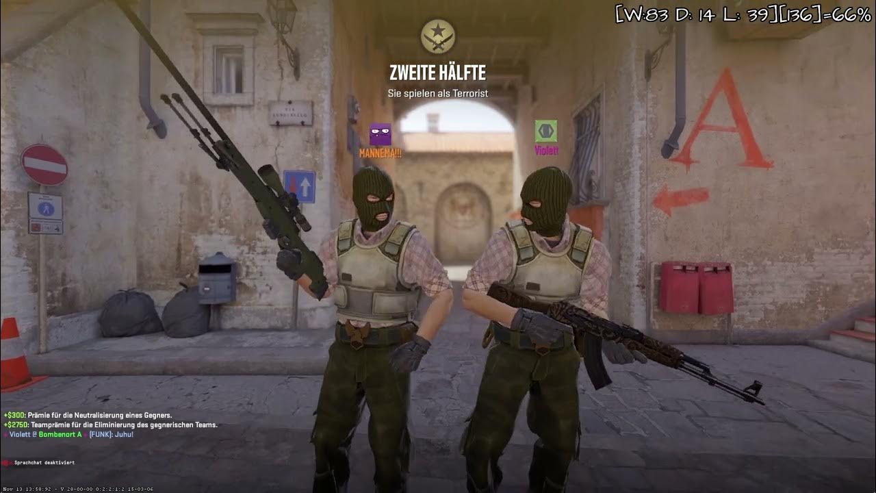 CS 2 Wingman Silber zu Global SoloQ 124 - YouTube