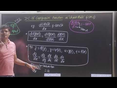 Differentiation CL-3[Target & 12th]| D C of composite function | Chain rule | - YouTube