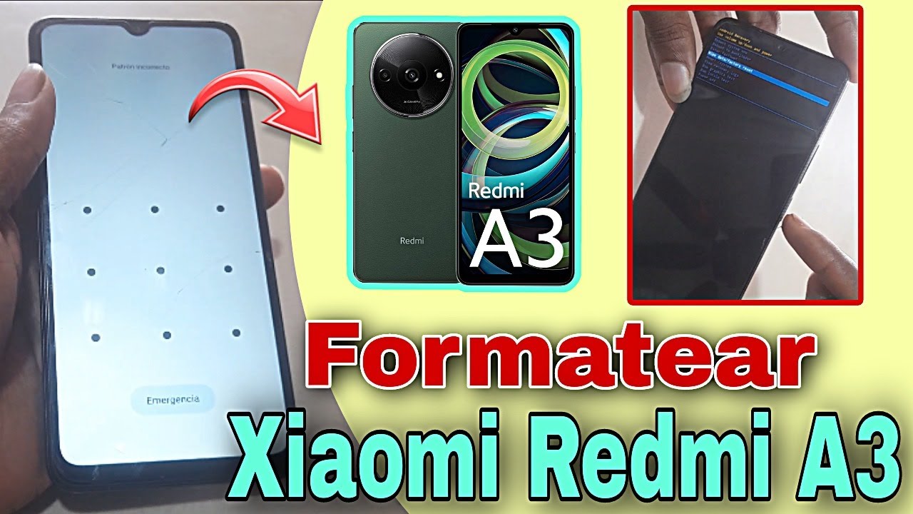 Formatear Redmi A3, Hard Reset Xiaomi Redmi A3 - YouTube
