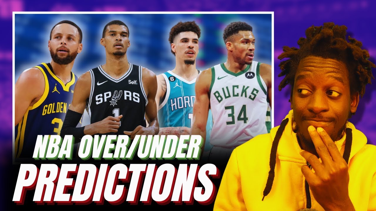 NBA Win Total Over/Under Predictions for Every Team - YouTube