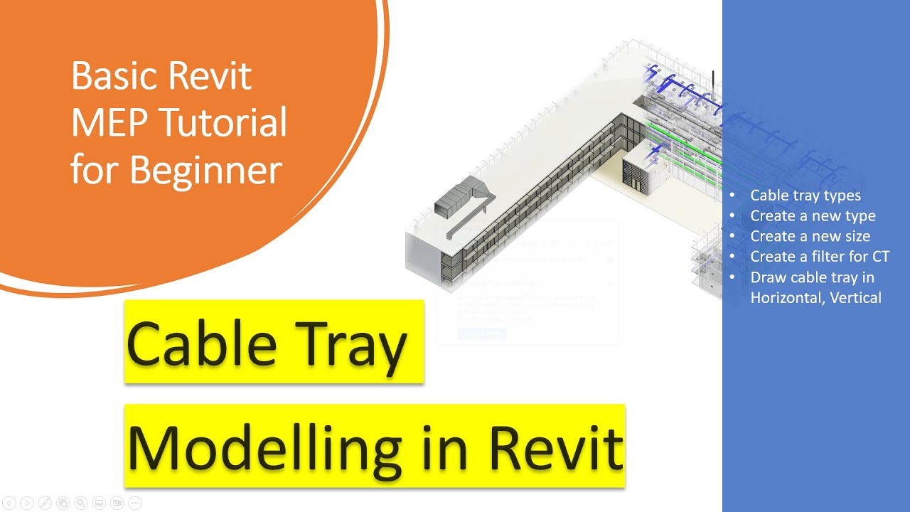 #Revit MEP Project 36: How to model Cable Tray in Revit - YouTube