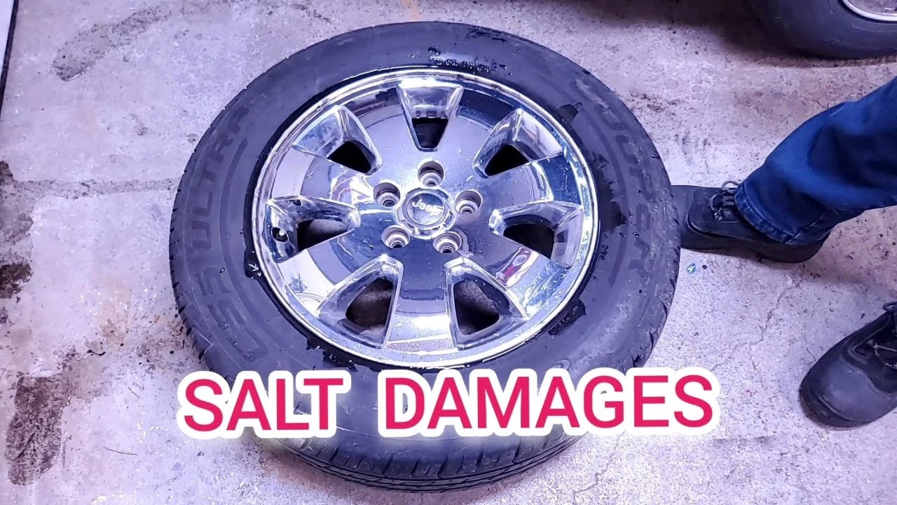 WHAT SALT DOES TO ALUMINUM RIMS #Frugal With John - YouTube