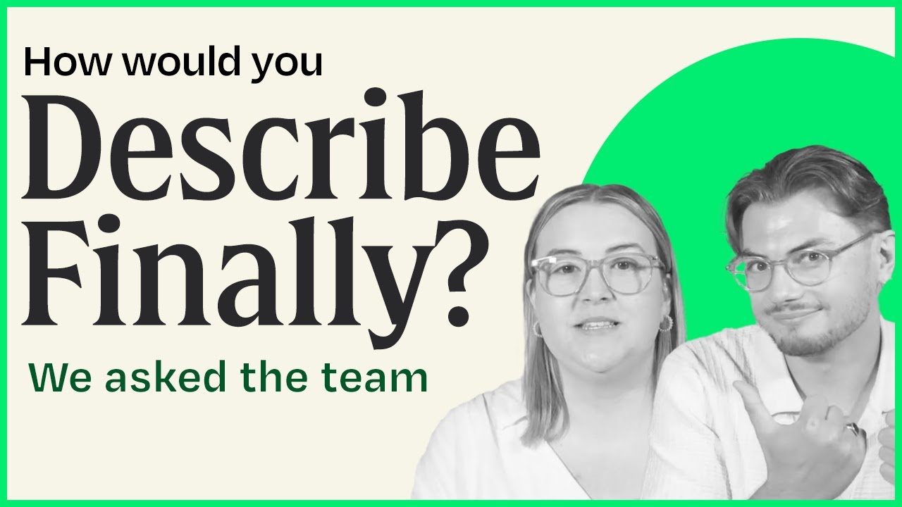 How would our team describe our agency? | Finally Agency - YouTube