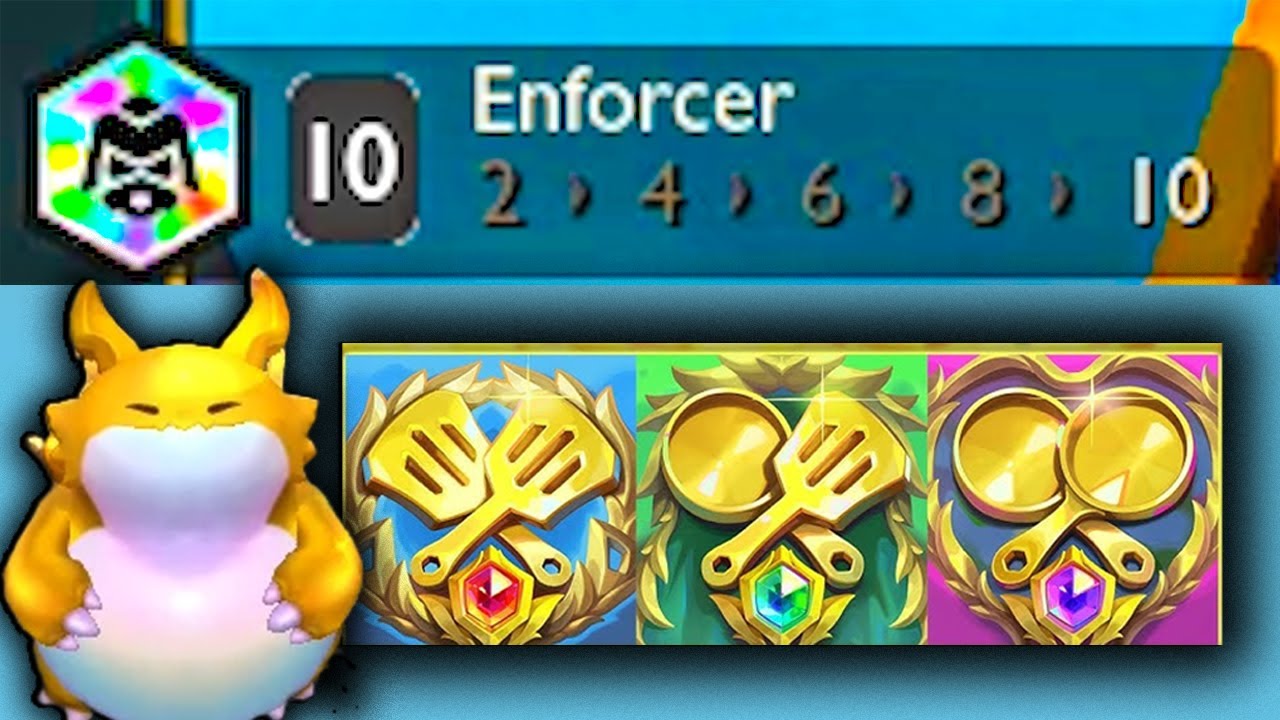 10 ENFORCER with GOLD BOOST | TFT Into the Arcane | Teamfight Tactics ...