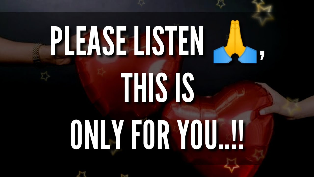 dm to df 💕 // This message is only for you... Please listen 🙏 - YouTube