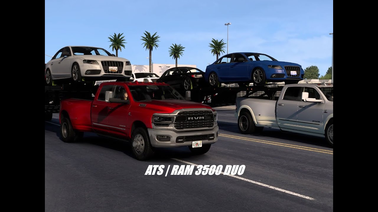 ATS | RAM 3500 CARS LOAD #americantrucksimulator - YouTube