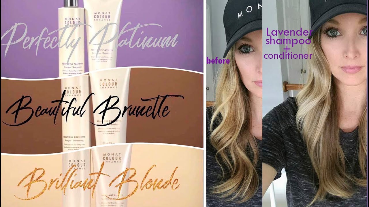 Monat Colour Enhance Brilliant Blonde Shampoo Conditioner Set - gruponym.mx