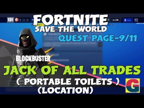 "NEW" BLOCKBUSTER-QUEST-JACK OF ALL TRADES-FORTNITE save the world. - YouTube