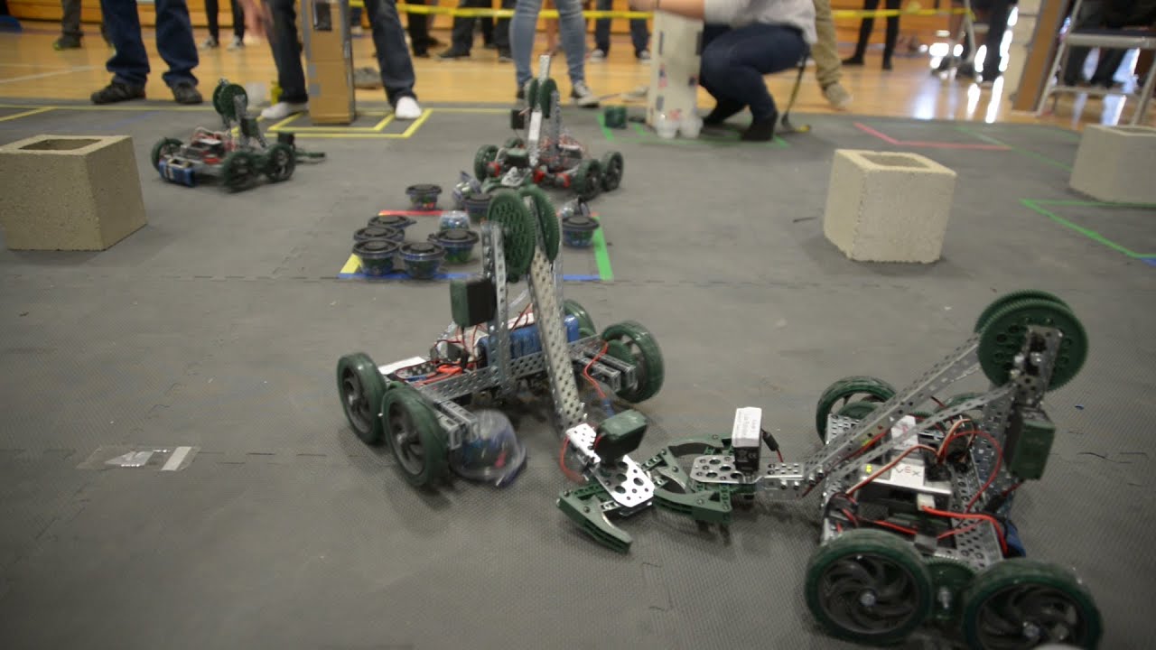 Students showcase robotic skills at MESA competition - YouTube