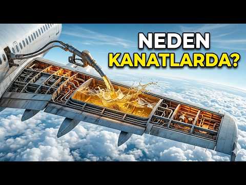 Uçak Yakıtı Neden Kanatlarda Saklanır? Mühendislik Harikası Bir Sır!